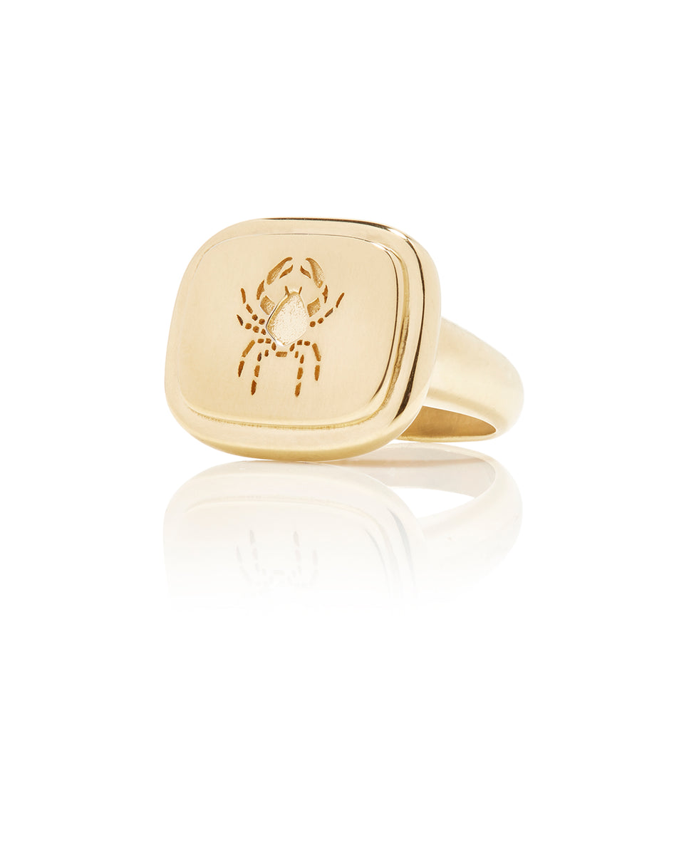 Cancer Zodiac Ring – Bianca Pratt Jewelry